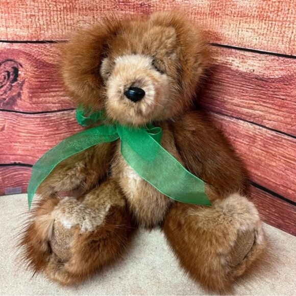 Eva Cochran | Accents | Vintage Handmade Real Fur Jointed Collectible ...